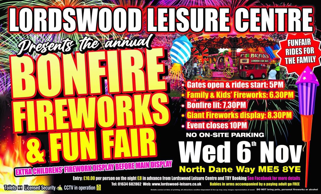 Firework Night 2024 » Lordswood Leisure Centre
